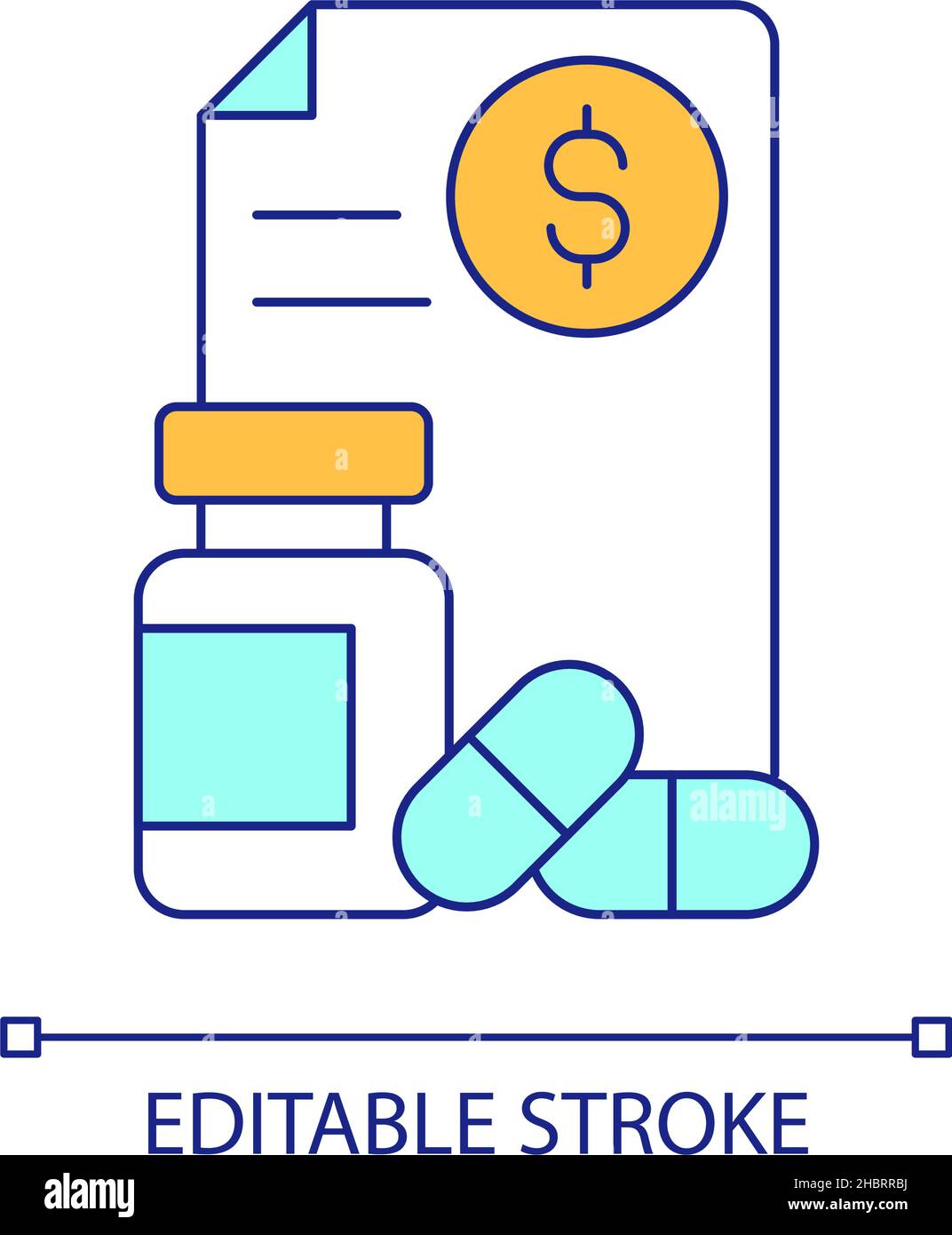 Prescription expense Stock Vector Images - Alamy