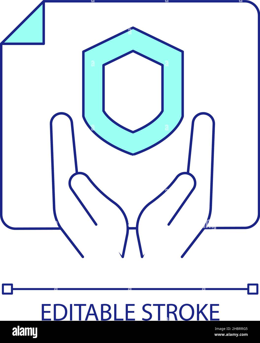 General insurance claim RGB color icon Stock Vector Image & Art - Alamy