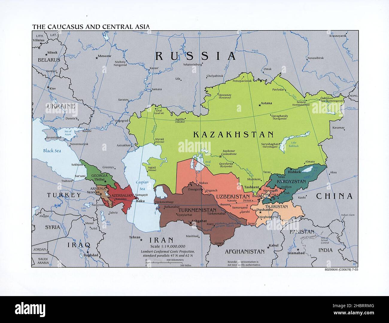 Central Asia Landforms