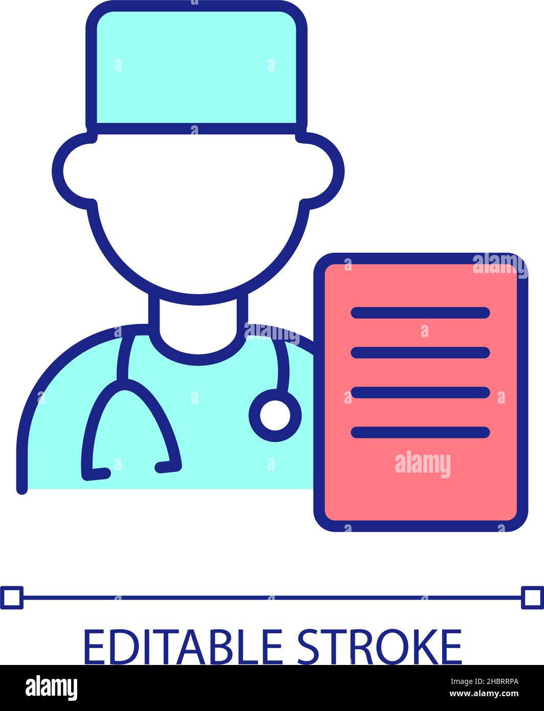 Physical examination report Stock Vector Images - Alamy