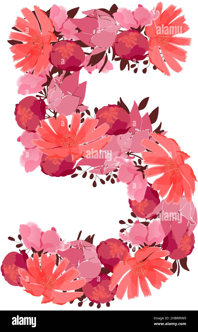 Maroon numbers Stock Vector Images - Alamy