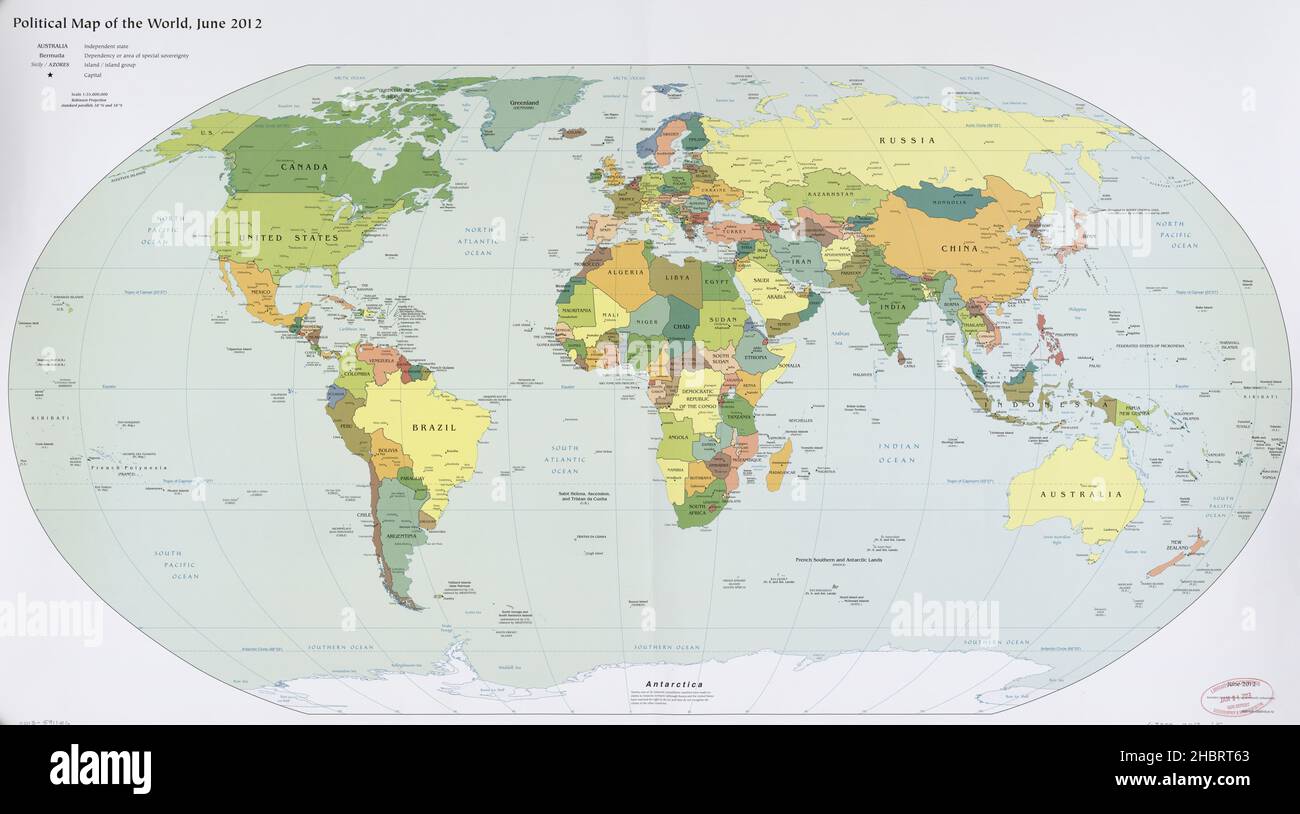 2012 world map hi-res stock photography and images - Alamy