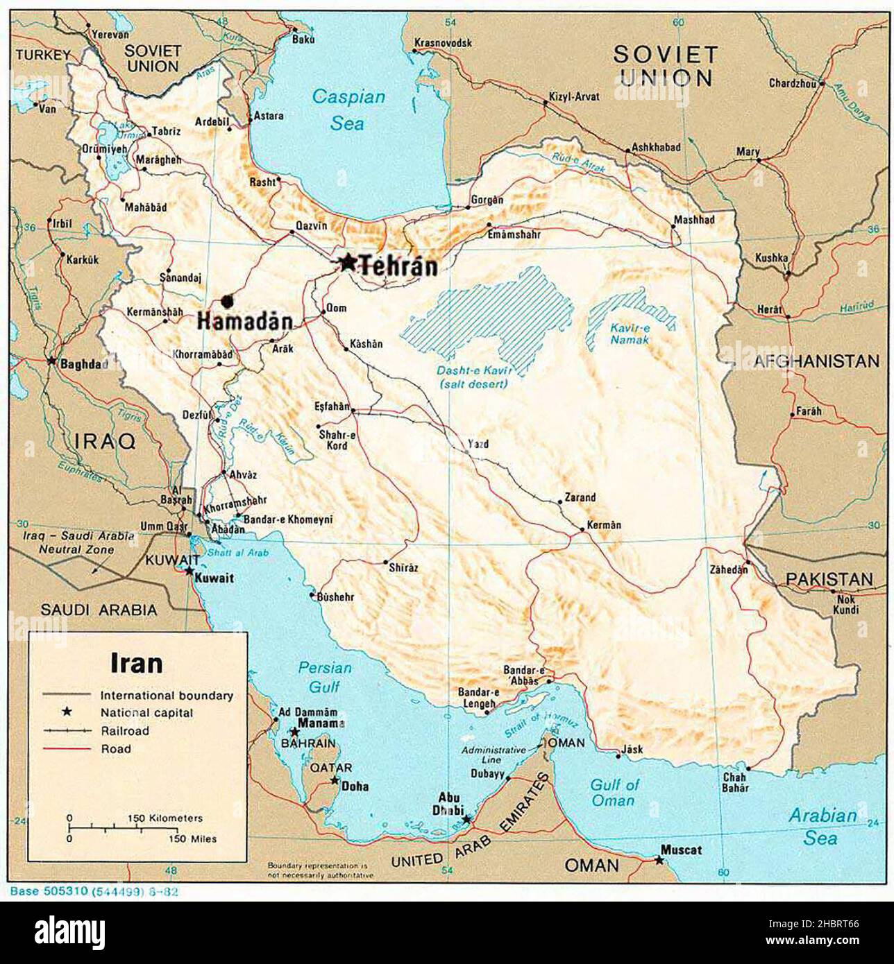 1982 cia map hi-res stock photography and images - Alamy
