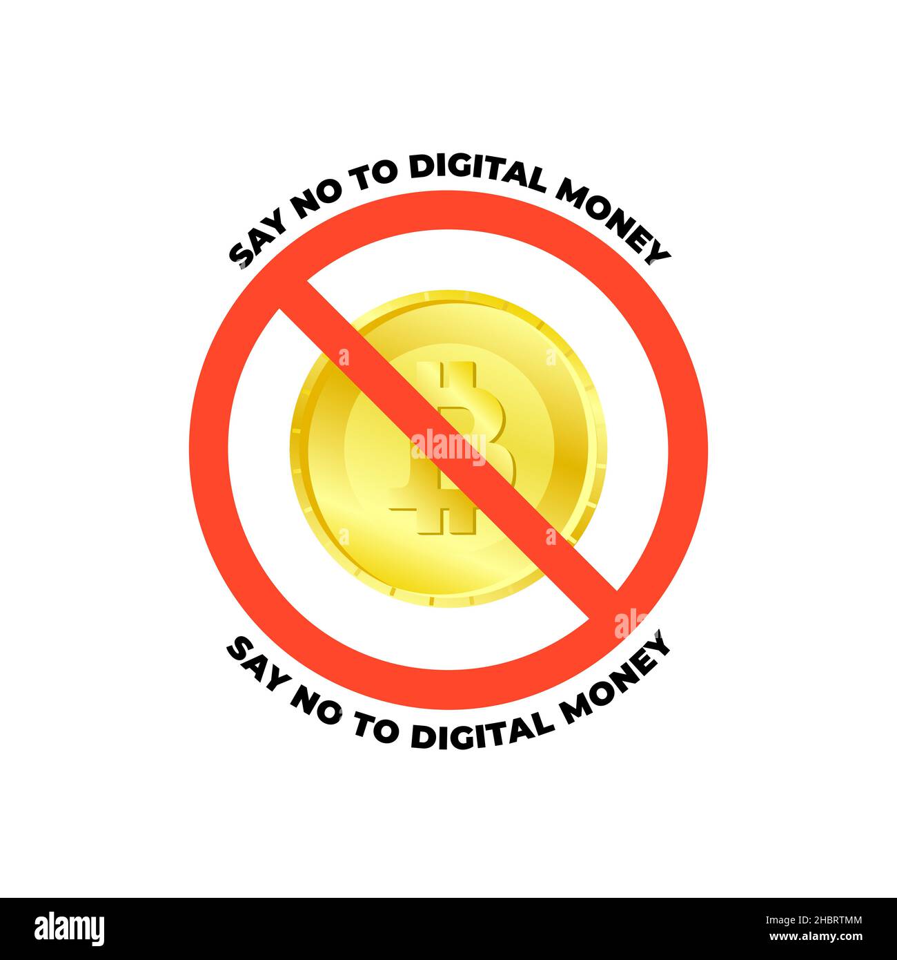 Cryptocurrency gold coin Stock Vector Images - Alamy