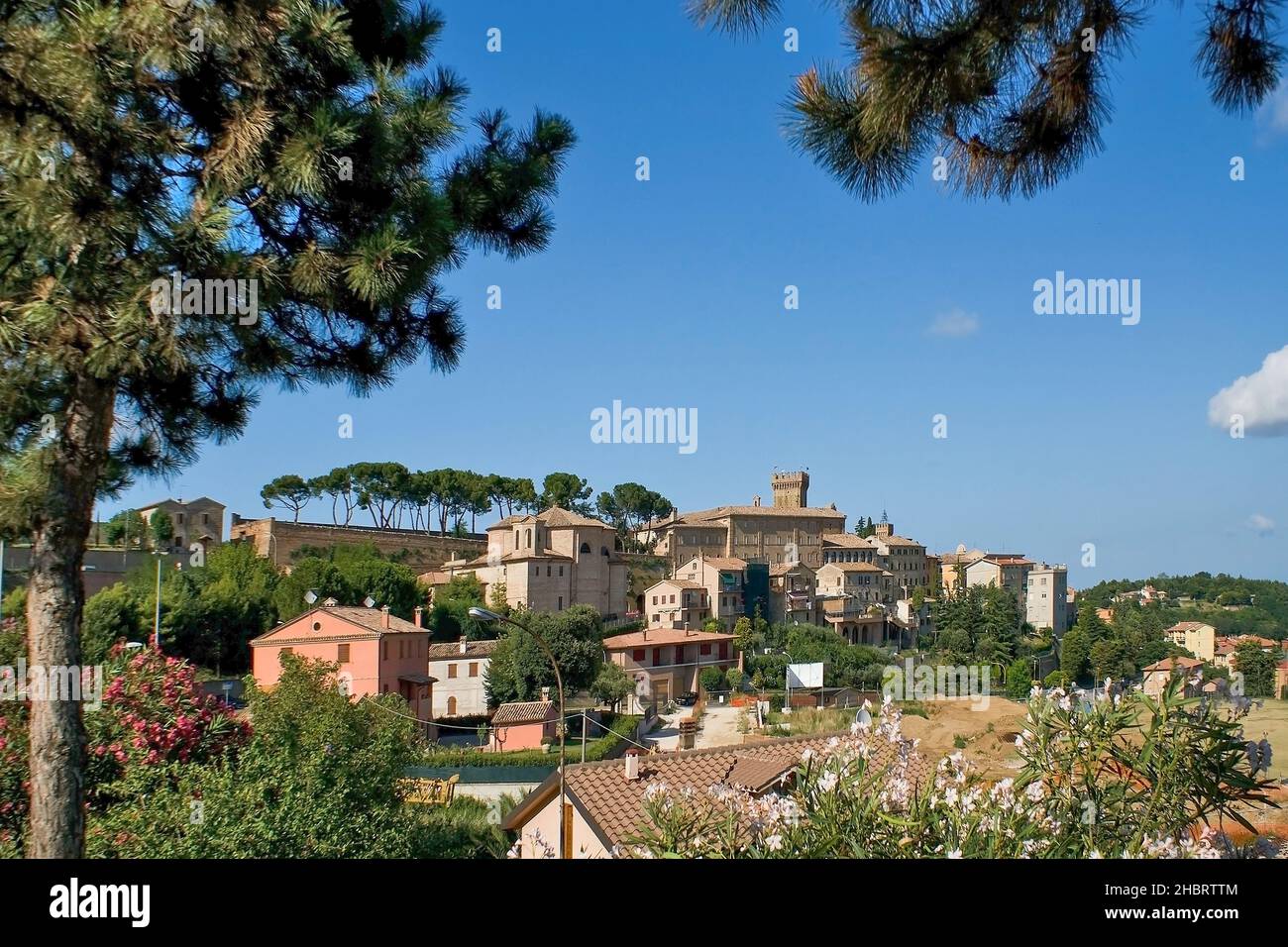 View of Offagna, elected one of the most beautiful medieval villages in ...