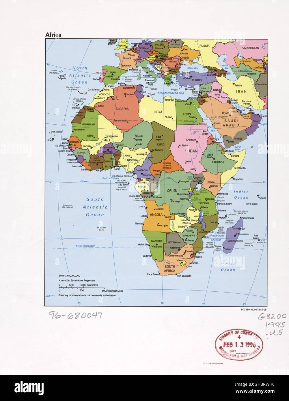 1995 map hi-res stock photography and images - Alamy