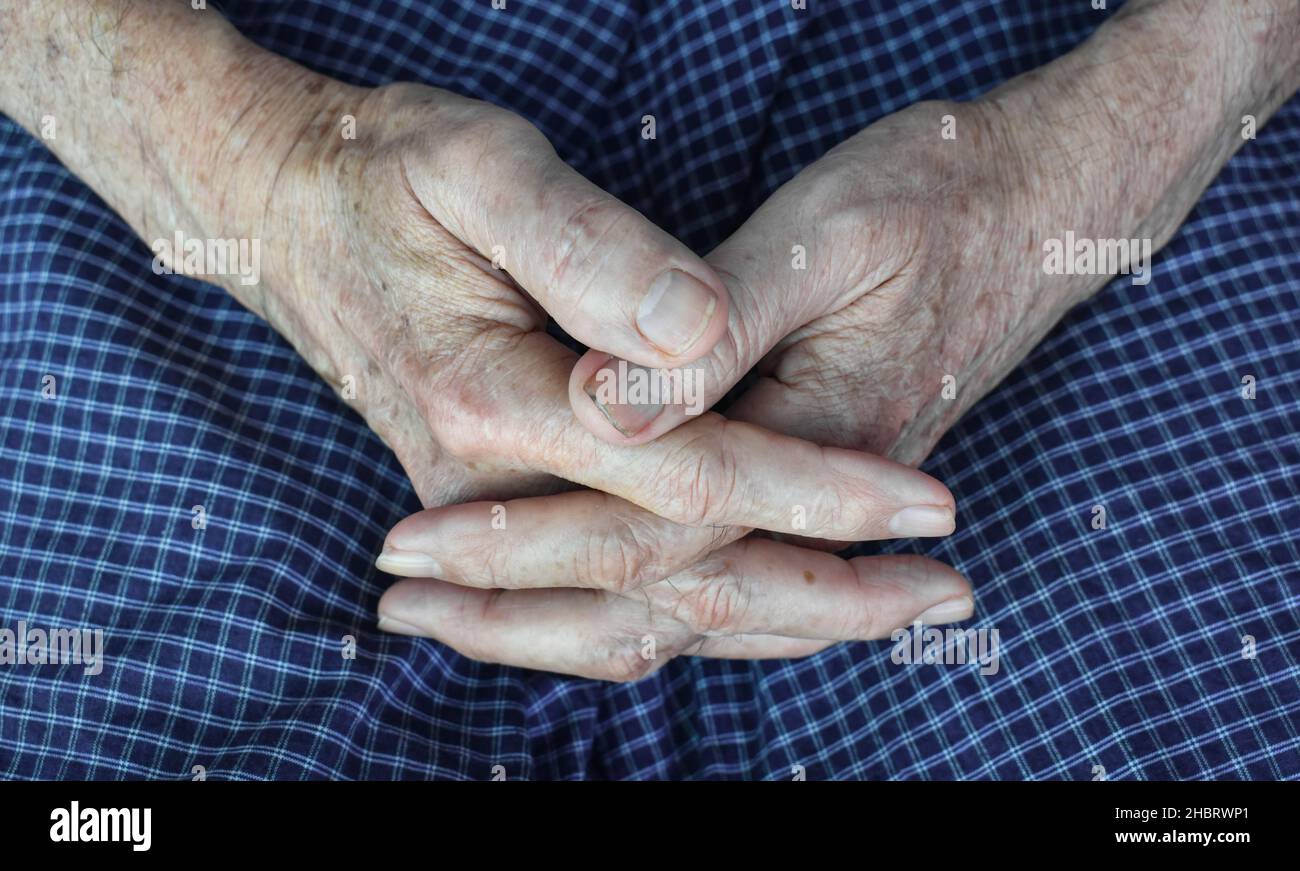 Praying hands joint hi-res stock photography and images - Alamy