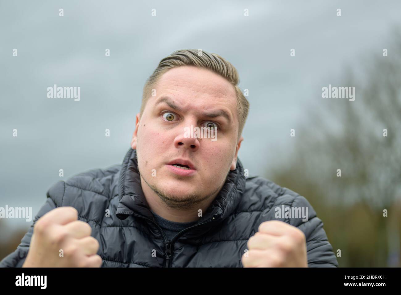 Gnashing of teeth hi-res stock photography and images - Alamy