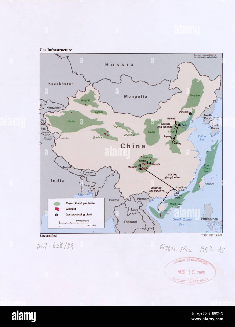 1992 china map hi-res stock photography and images - Alamy