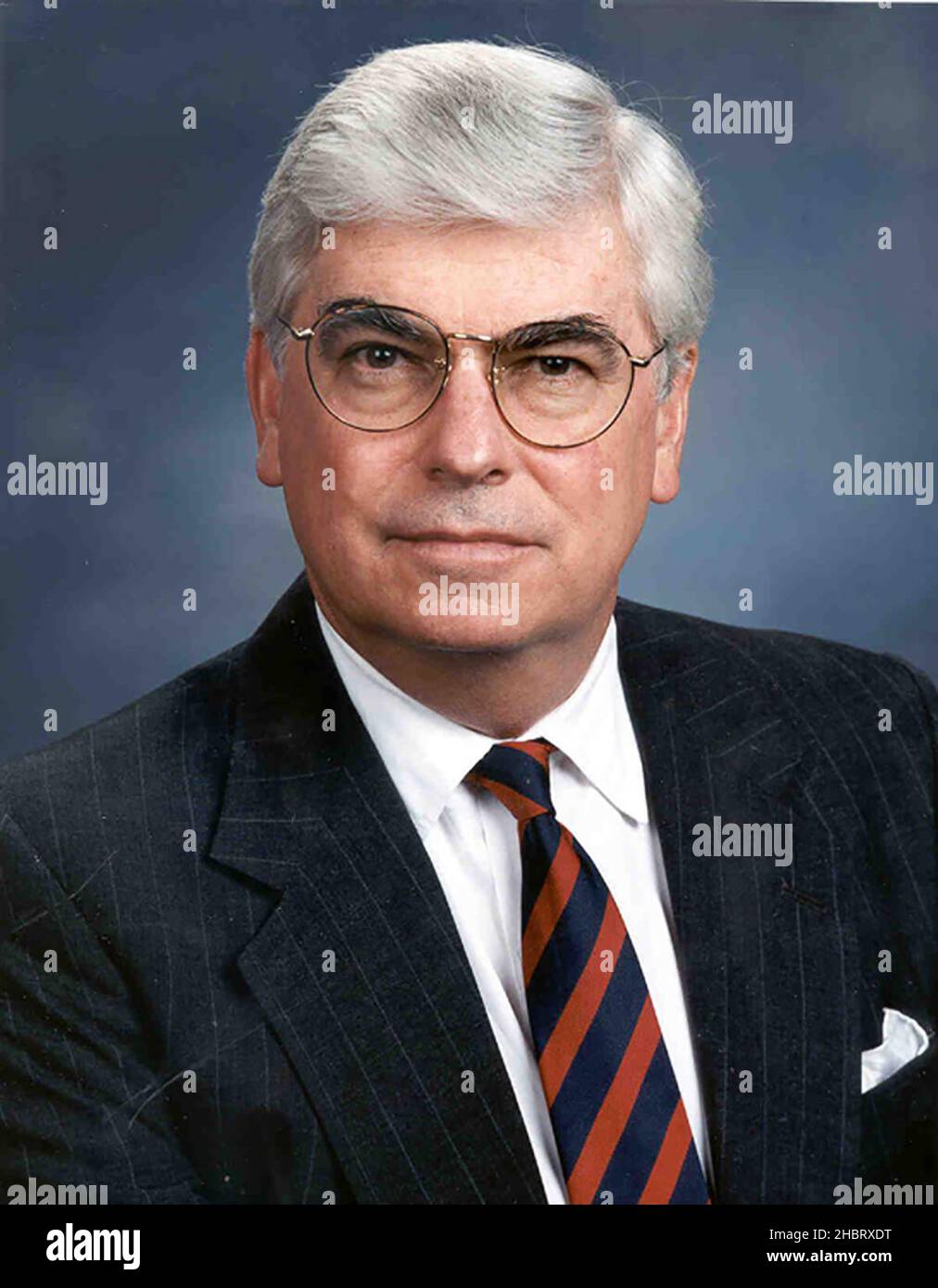 Senator Christopher Dodd Portrait Stock Photo - Alamy