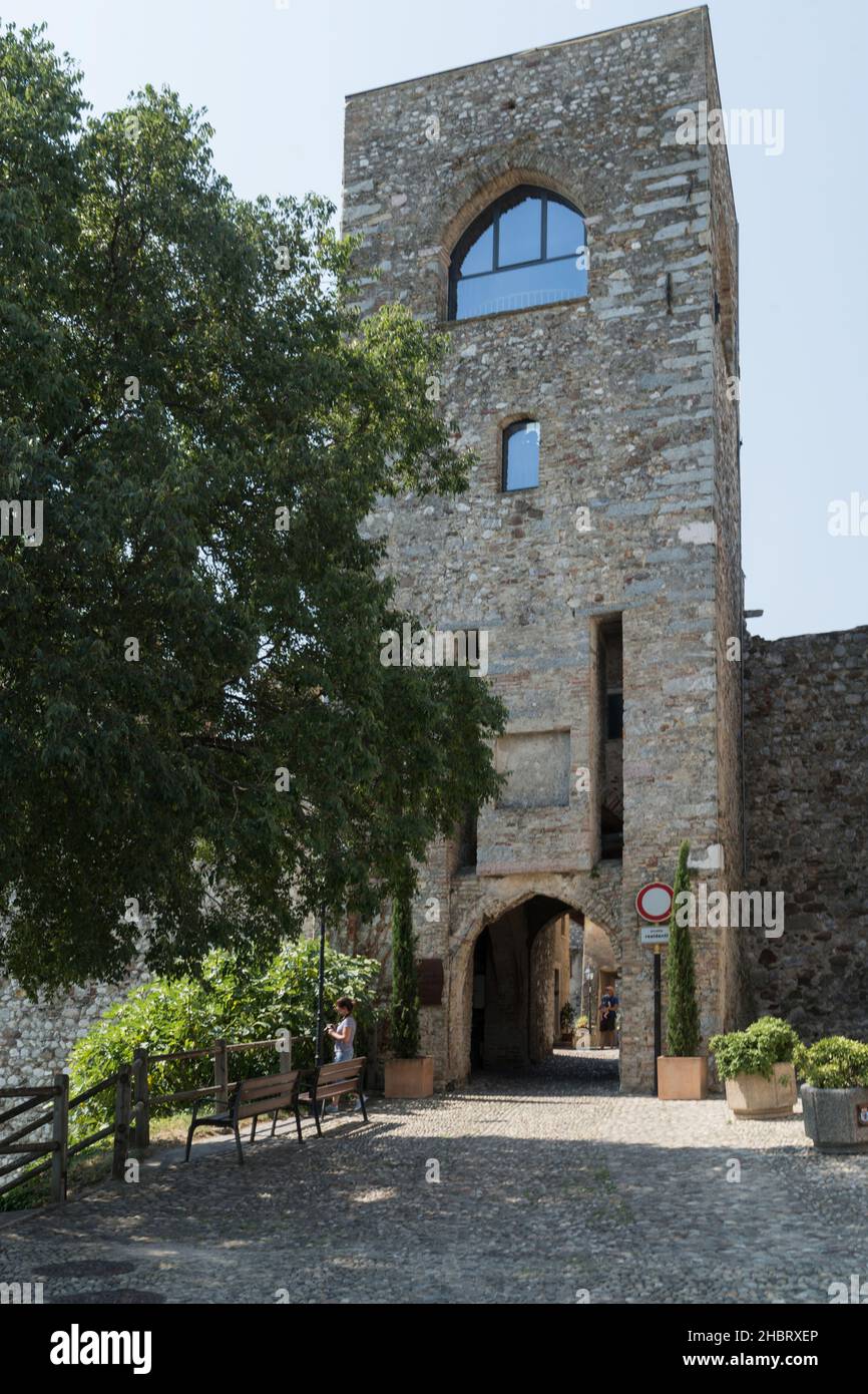 Castle of Padenghe, Garda lake, Padenghe sul Garda, Lombardia, Italy ...