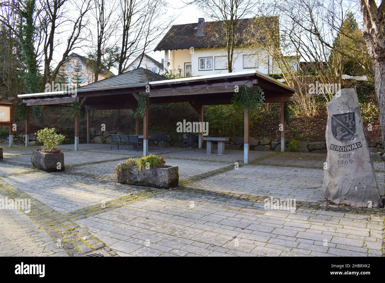 founding stone of Kirchwald, made from Kirchesch and Waldesch Stock ...