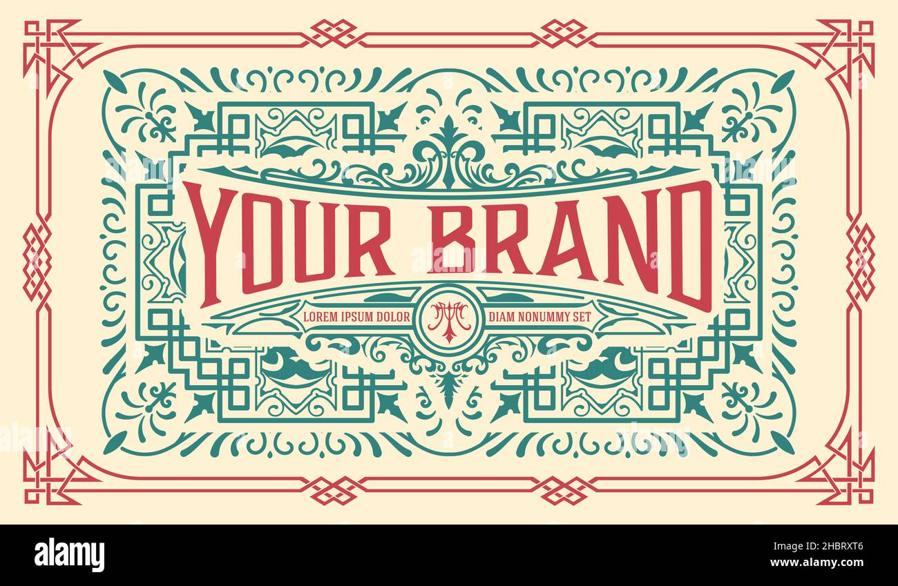 Western card with vintage style Stock Vector Image & Art - Alamy