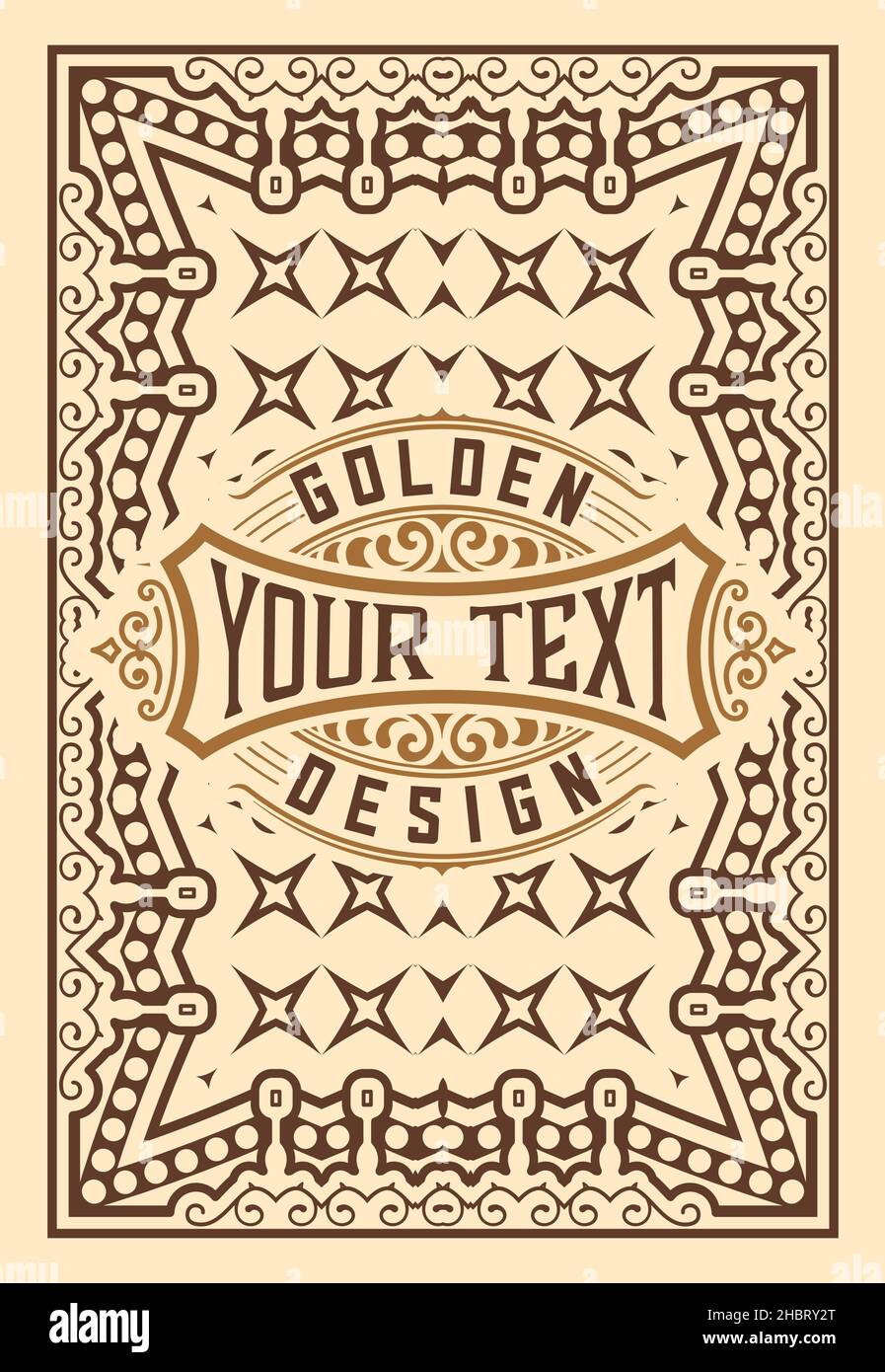 Western card with vintage style Stock Vector Image & Art - Alamy