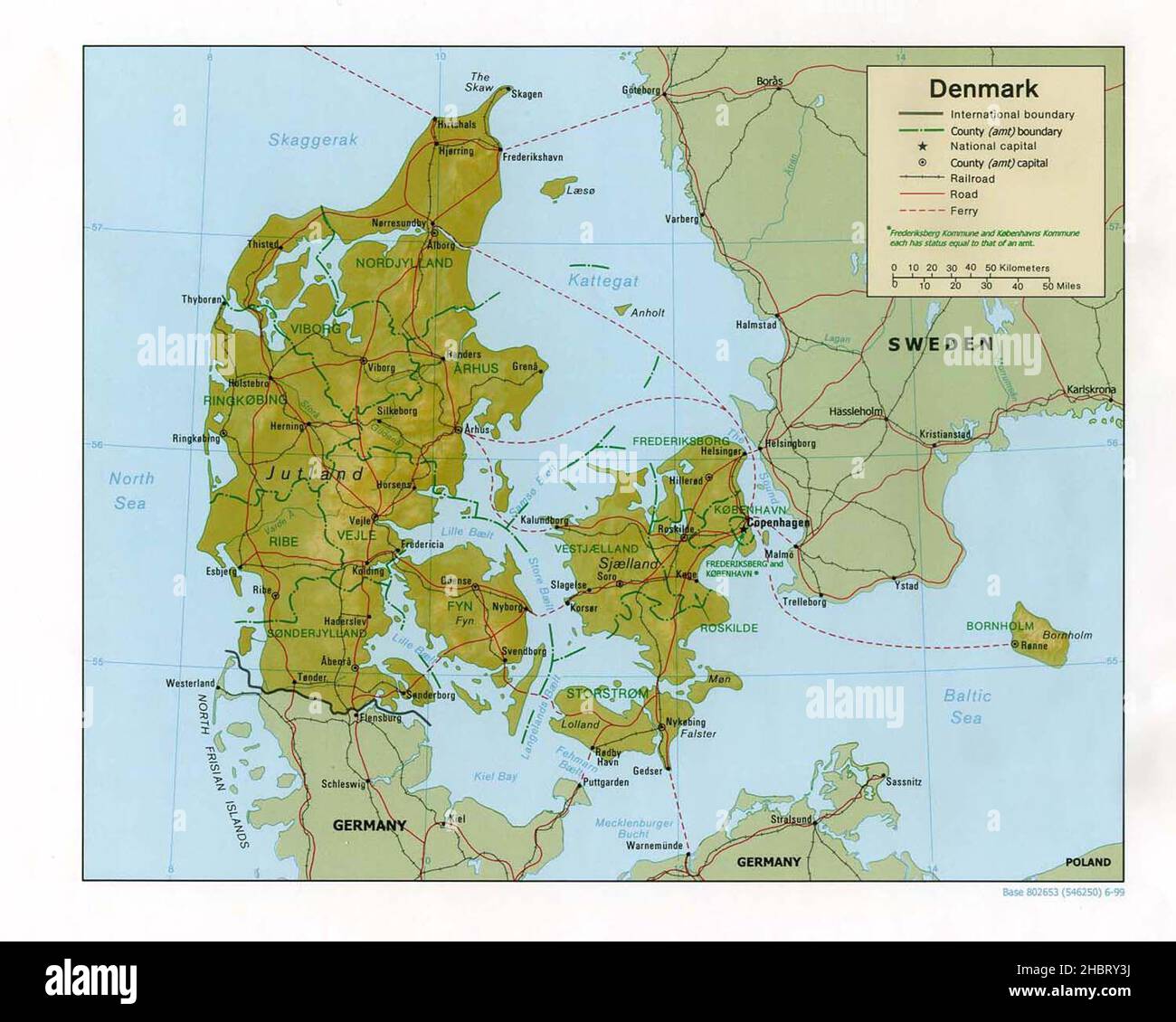 Archival denmark map hi-res stock photography and images - Alamy
