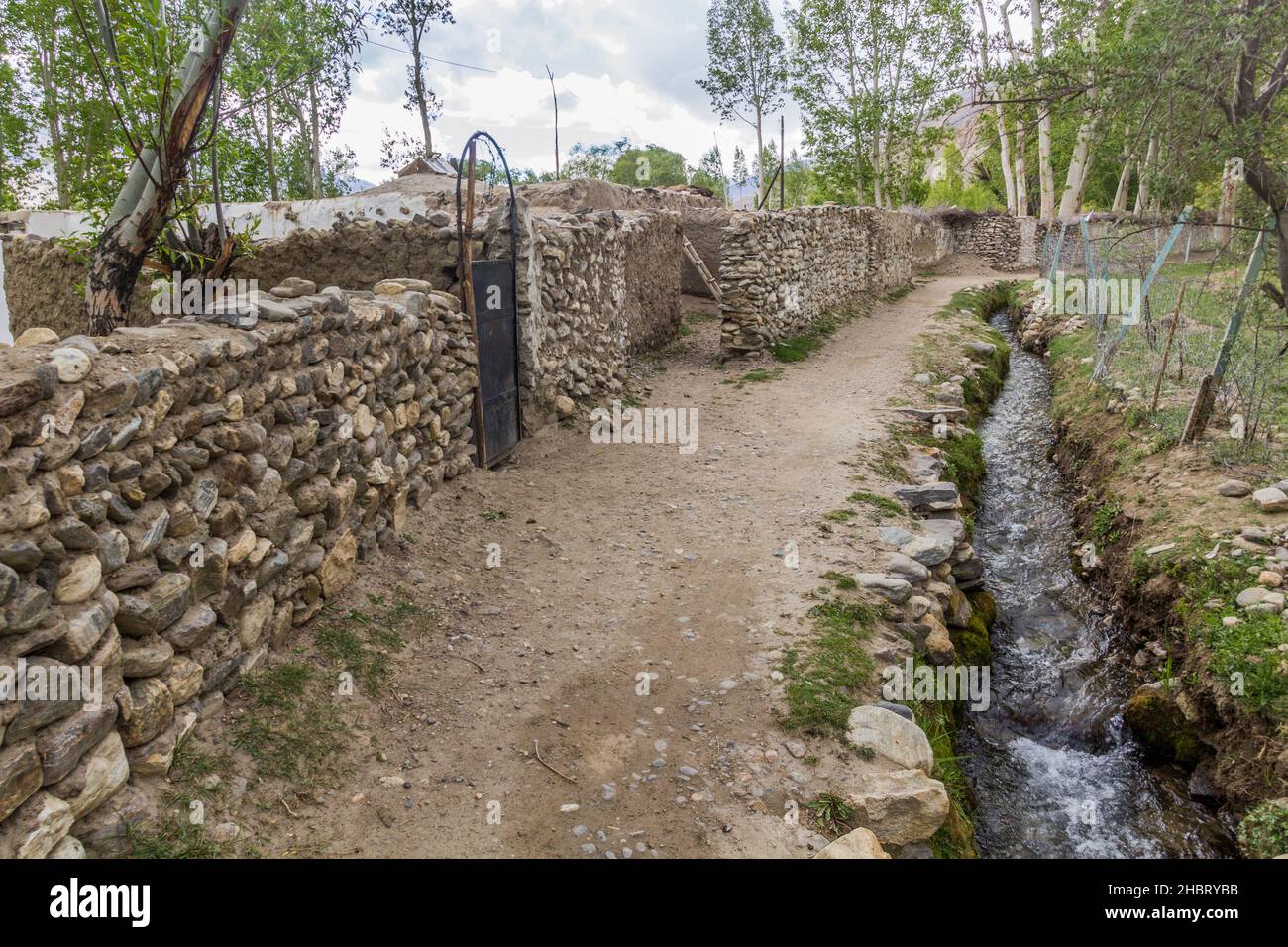 Vrang village in Wakhan valley, Tajikistan Stock Photo - Alamy