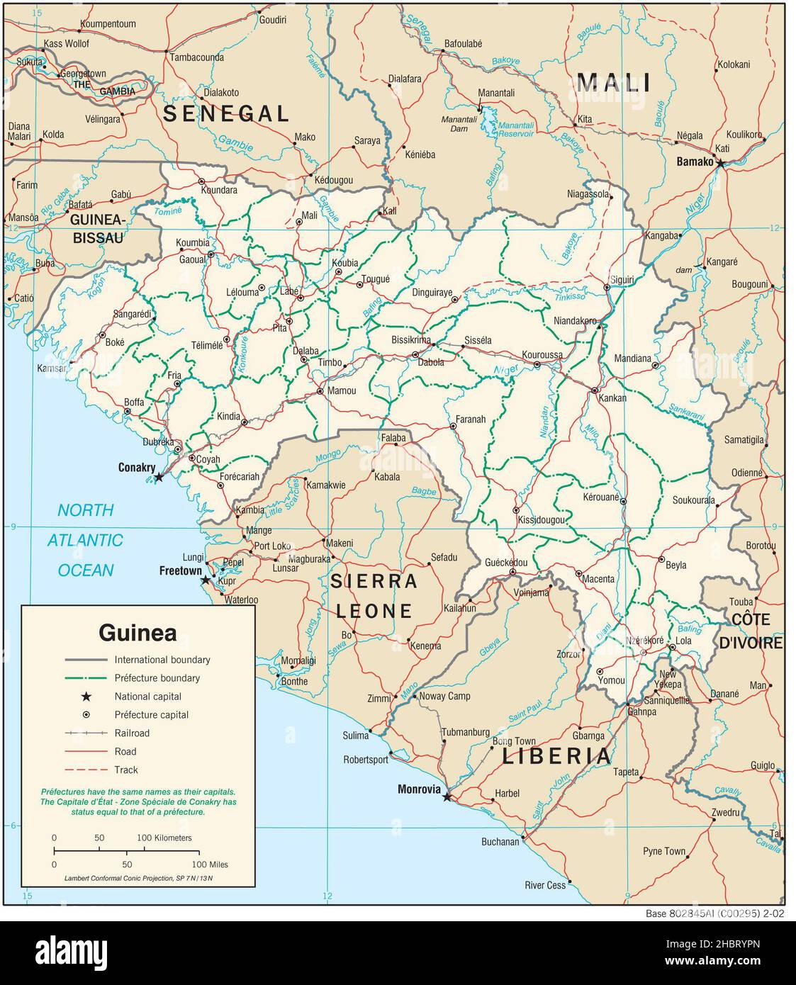 Maps of guinea hi-res stock photography and images - Alamy