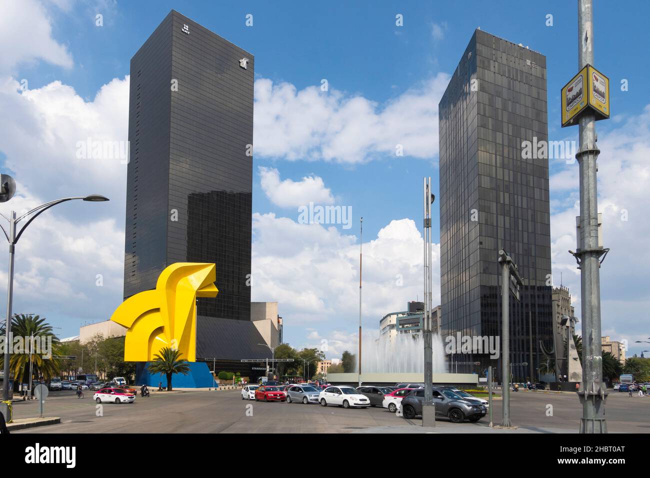 El Caballito sculpture along the Paseo de la Reforma, Mexico City ...
