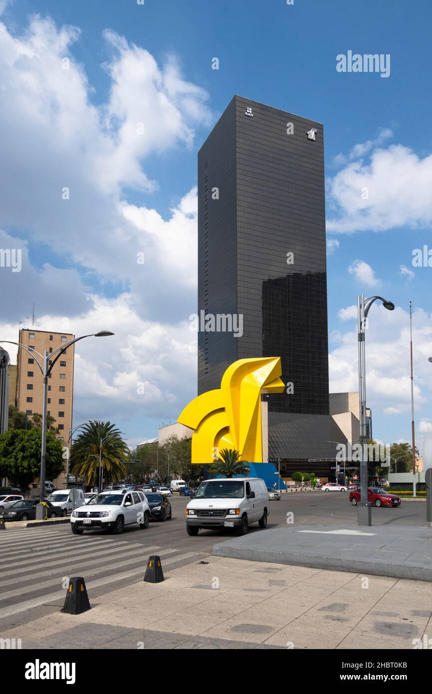 El Caballito sculpture along the Paseo de la Reforma, Mexico City ...