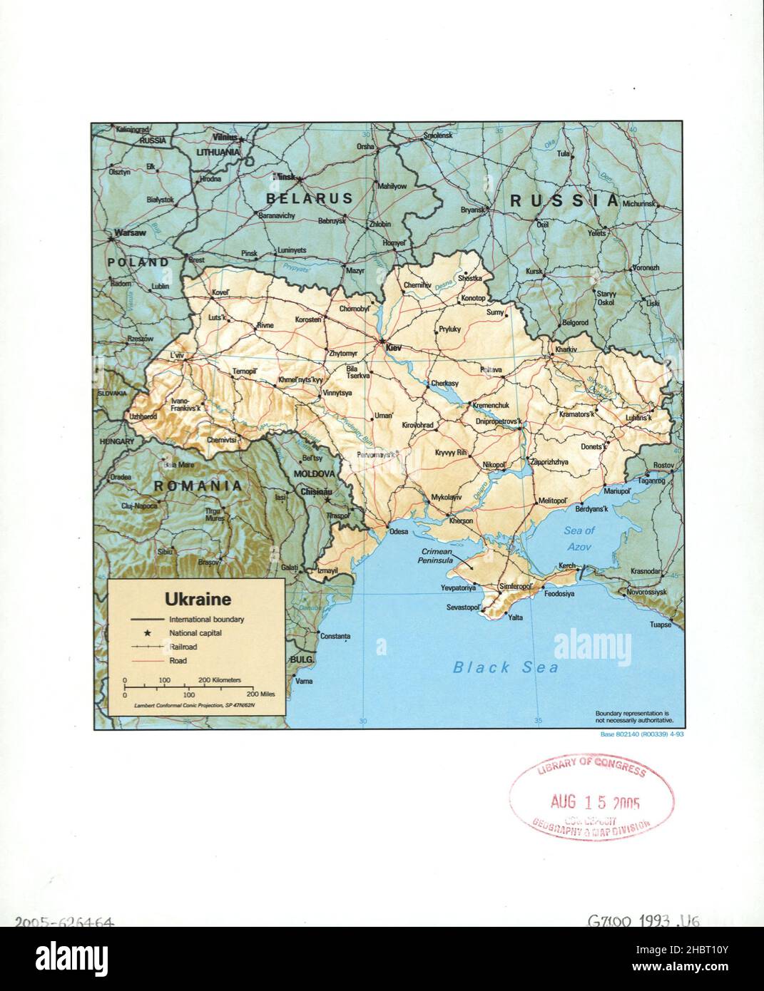 1993 ukraine map hi-res stock photography and images - Alamy