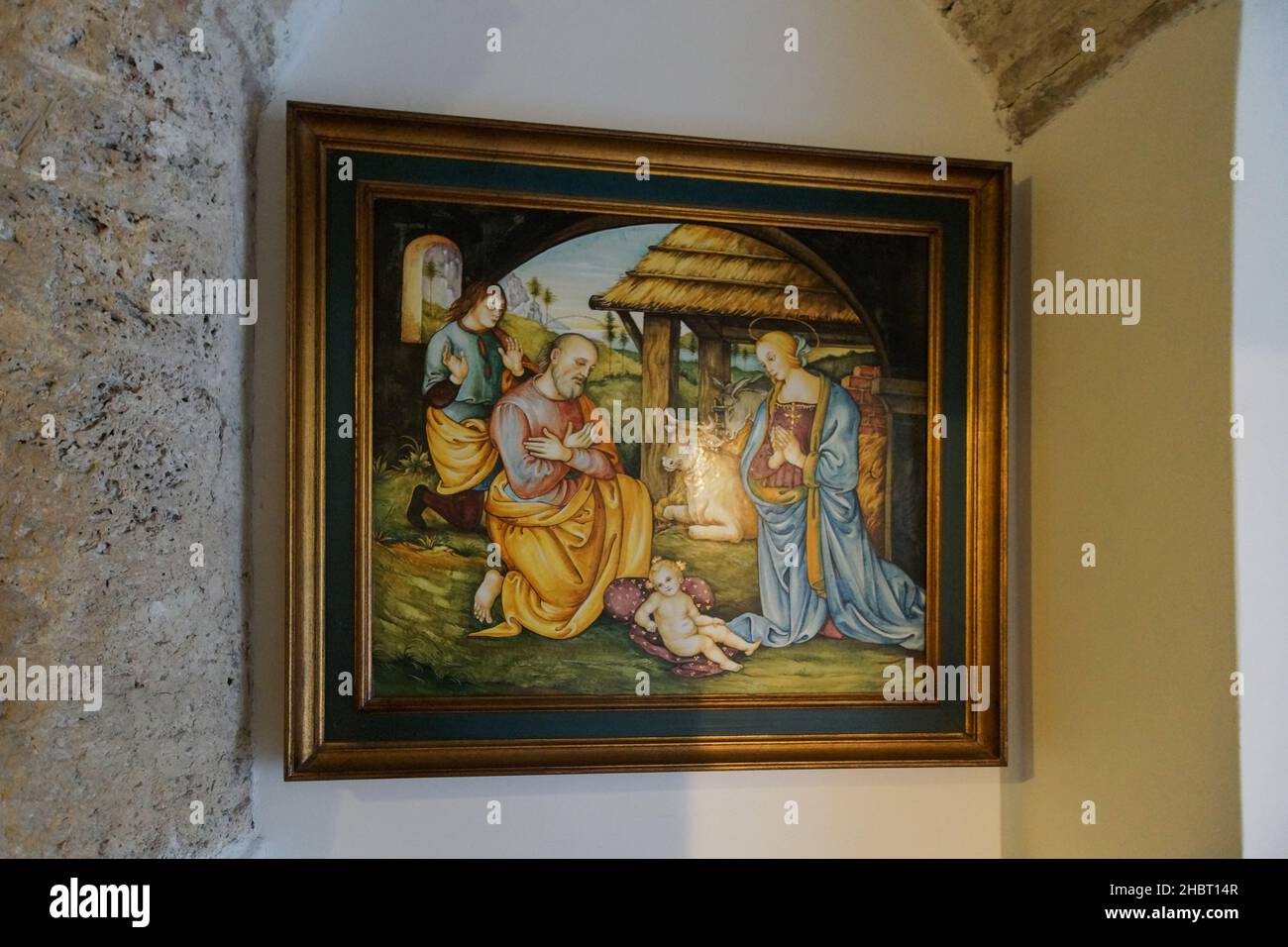 Greccio painting hi-res stock photography and images - Alamy