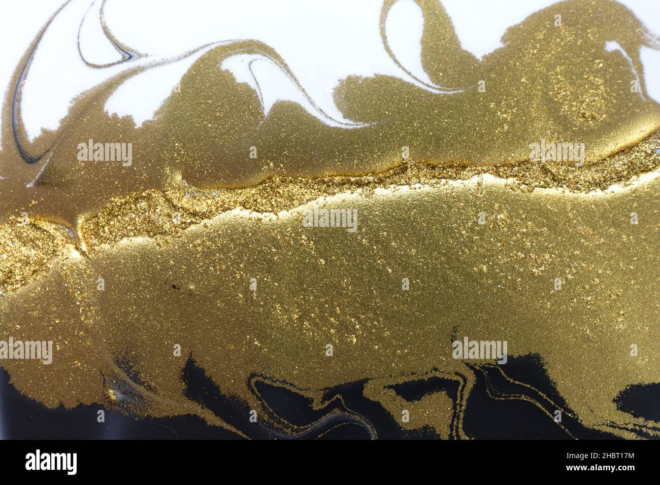 Abstract white and black texture with gold glitter Stock Photo - Alamy
