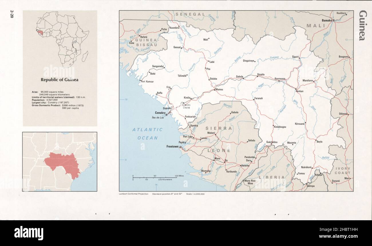 1976 africa map hi-res stock photography and images - Alamy