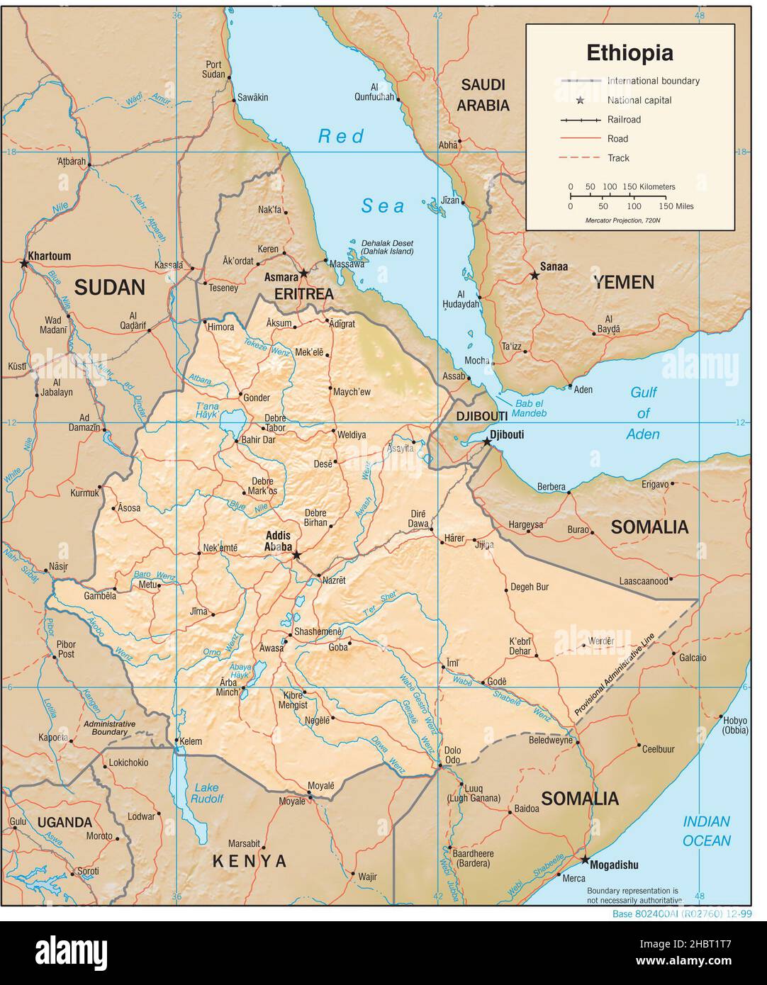 2000 map of ethiopia hi-res stock photography and images - Alamy