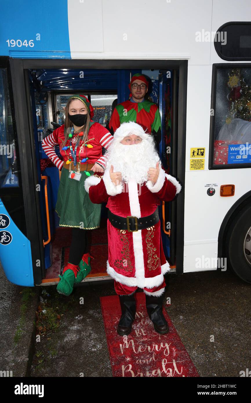 Ayr, Ayrshire, Scotland : Stagecoach Buses Santa comes to town on a ...
