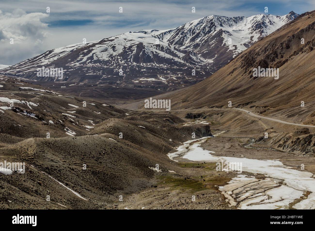 Pamir mountains in Gorno-Badakhshan Autonomous Region, Tajikistan Stock ...