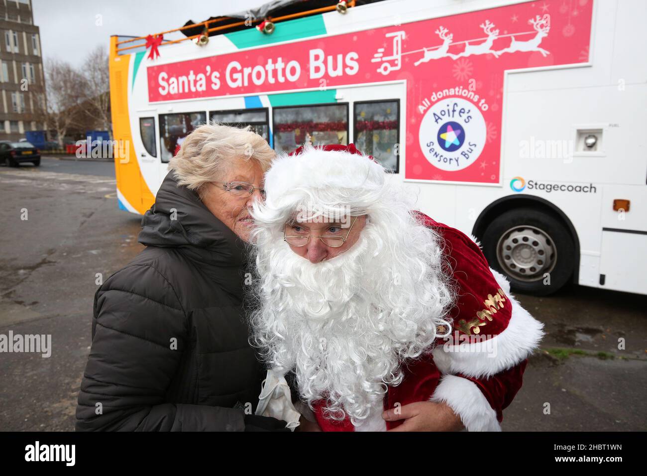 Ayr, Ayrshire, Scotland : Stagecoach Buses Santa comes to town on a ...