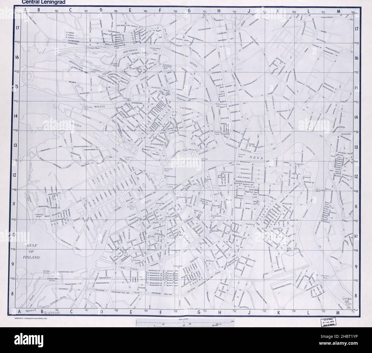 Map of leningrad hi-res stock photography and images - Alamy