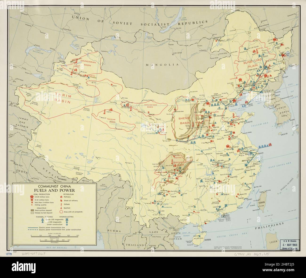 1967 communist china map hi-res stock photography and images - Alamy