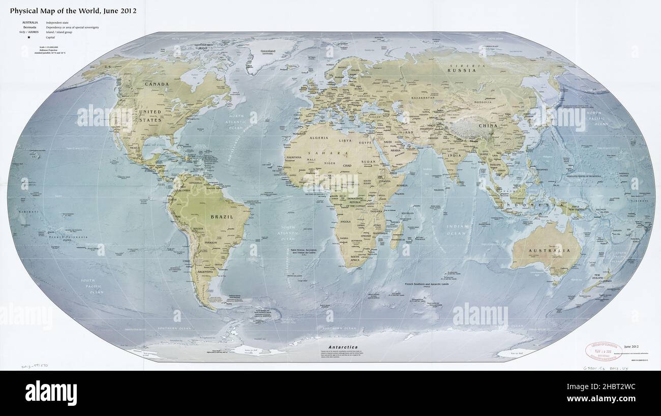 2012 world map hi-res stock photography and images - Alamy