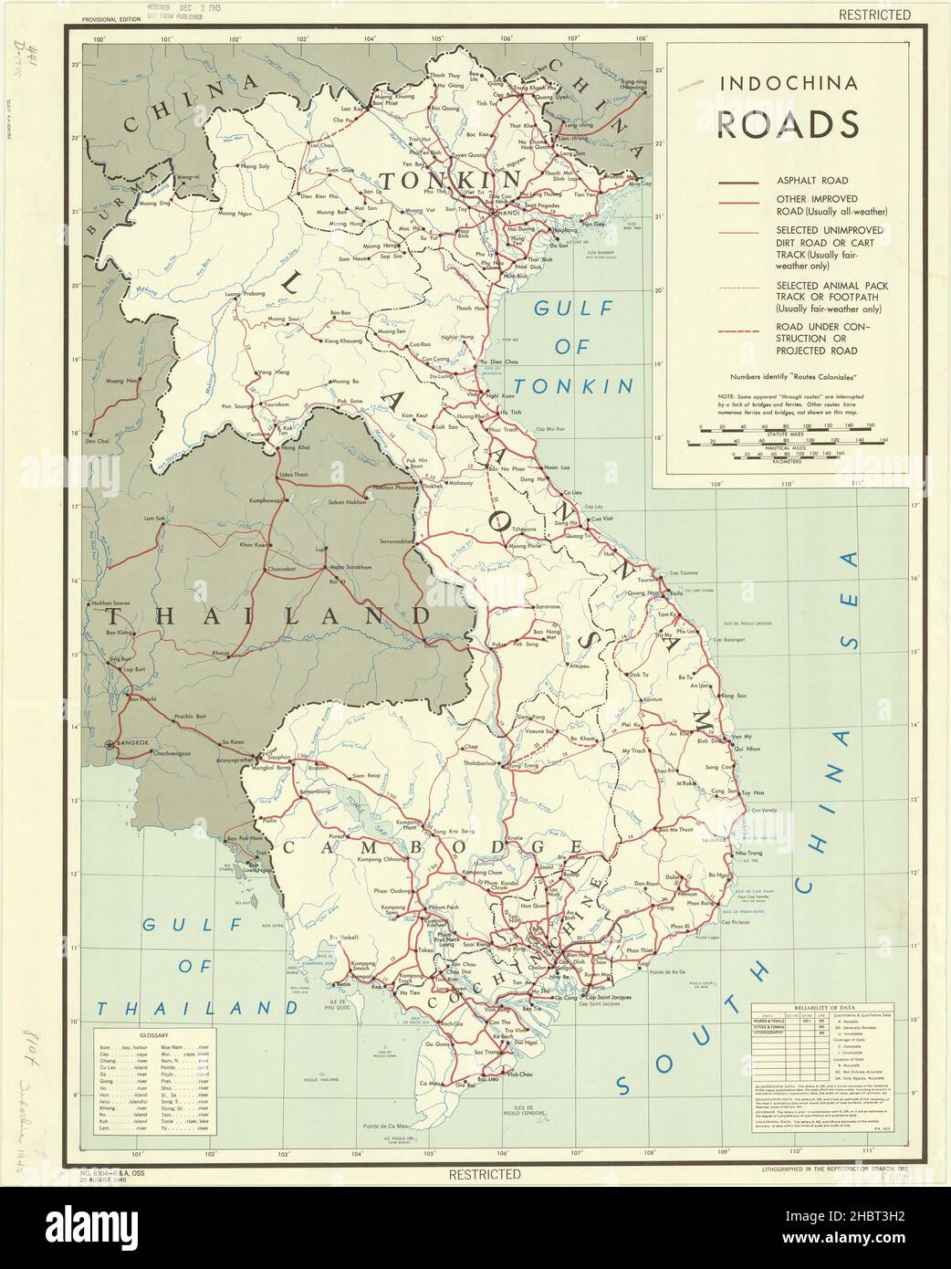 Indochina map hi-res stock photography and images - Alamy