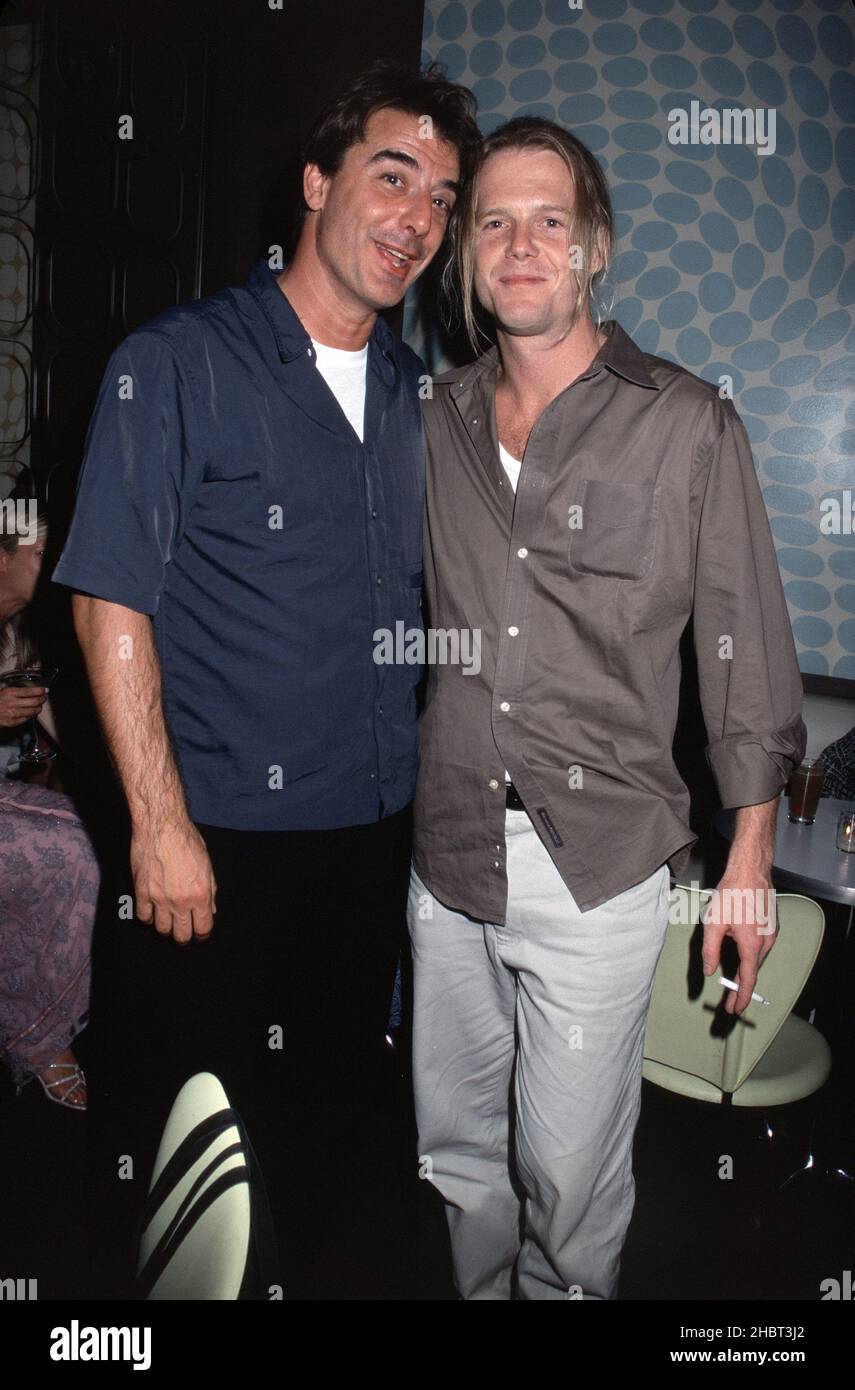 Chris Noth and Scott Winters attend Dean Winters' birthday party at ...