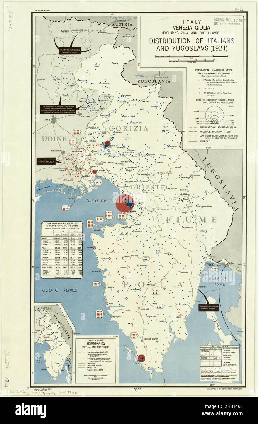Italy map 1940s hi-res stock photography and images - Alamy