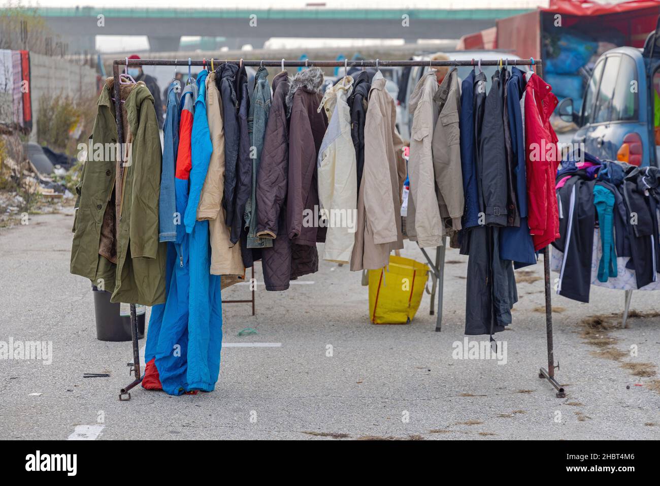 Winter clothing jackets coats outdoor hi-res stock photography and ...