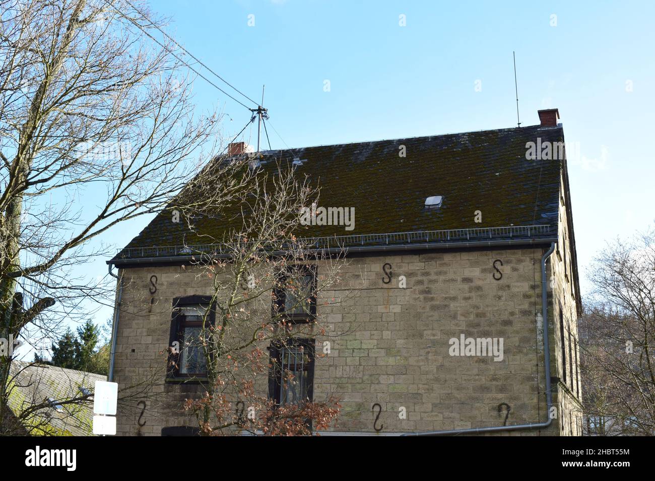 light volcano stone house Stock Photo - Alamy