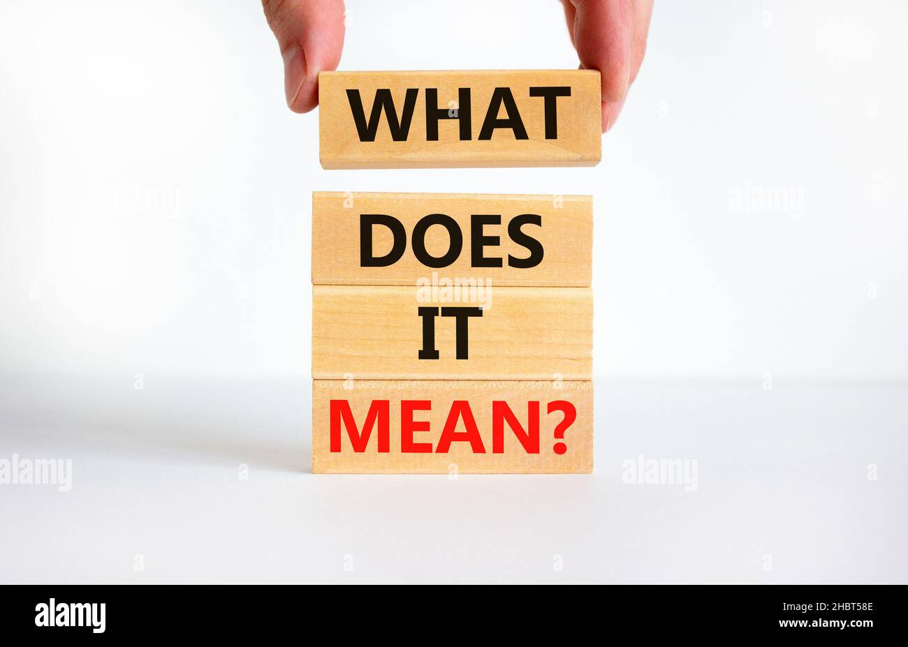 What does it mean symbol. Concept words What does it mean on wooden ...
