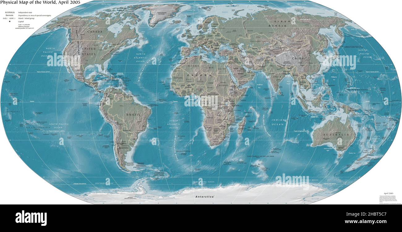 2004 cia world map hi-res stock photography and images - Alamy