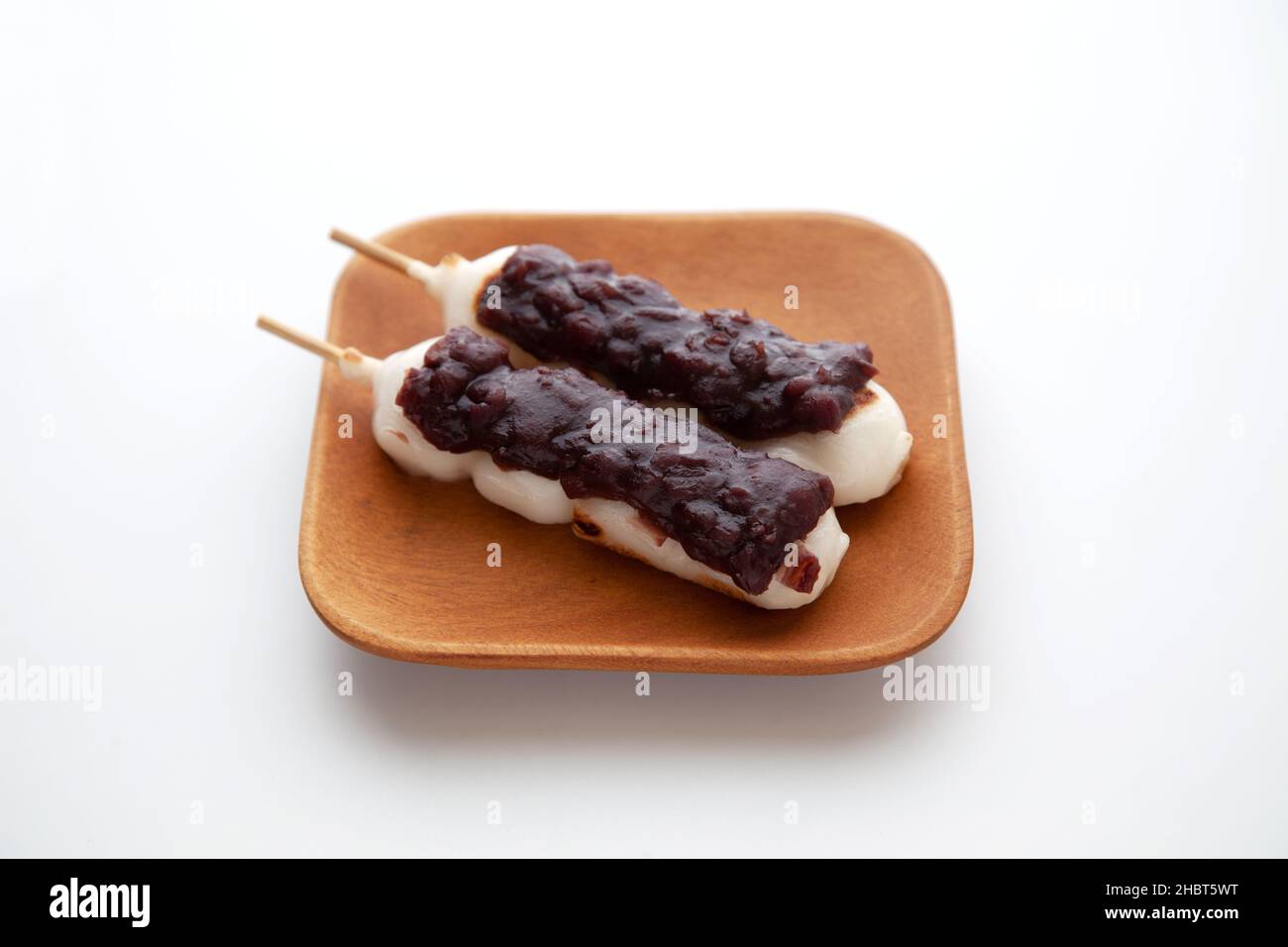 dango dumpling with azuki red beans paste Japanese confectionery ...