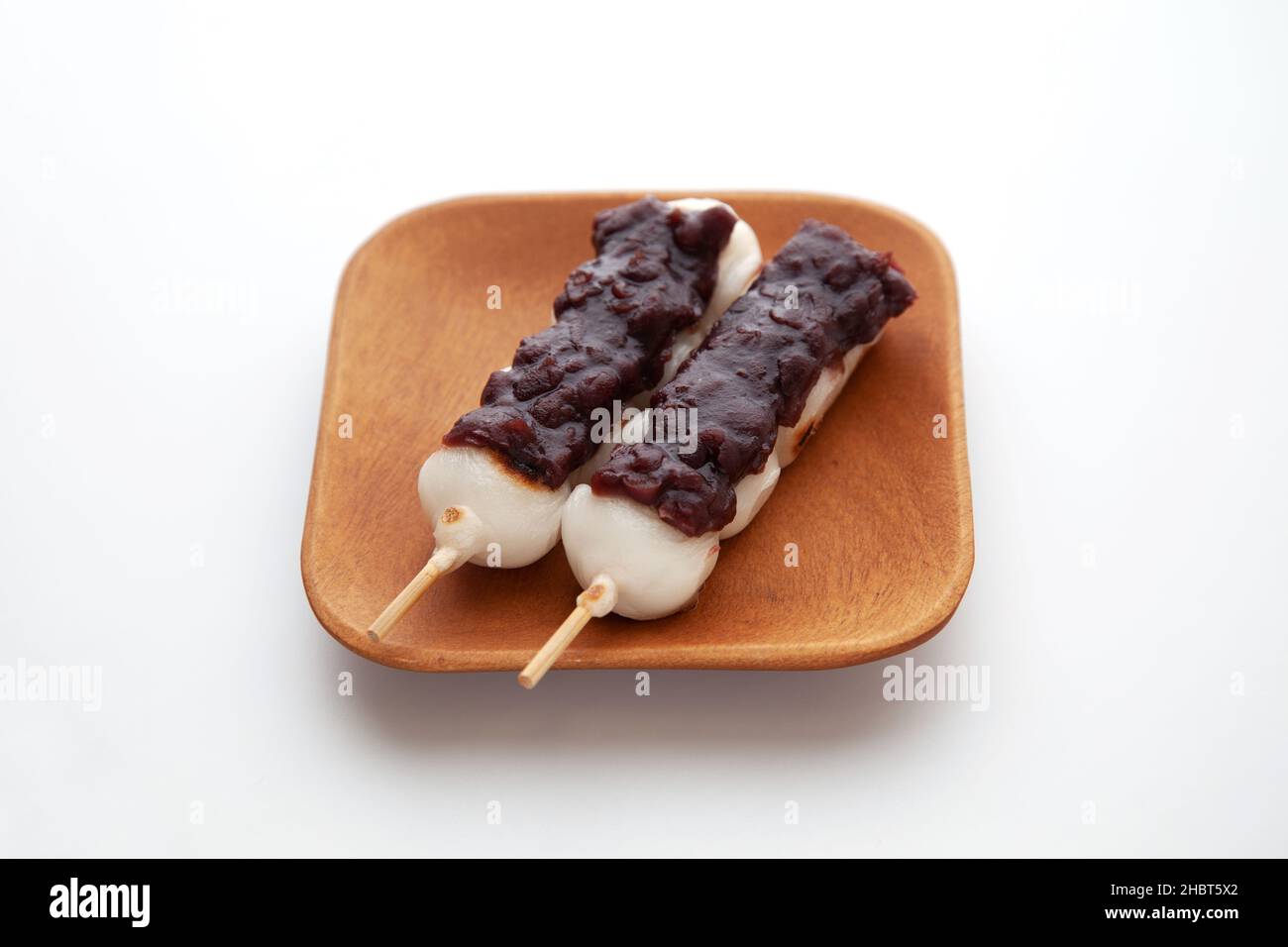 dango dumpling with azuki red beans paste Japanese confectionery ...