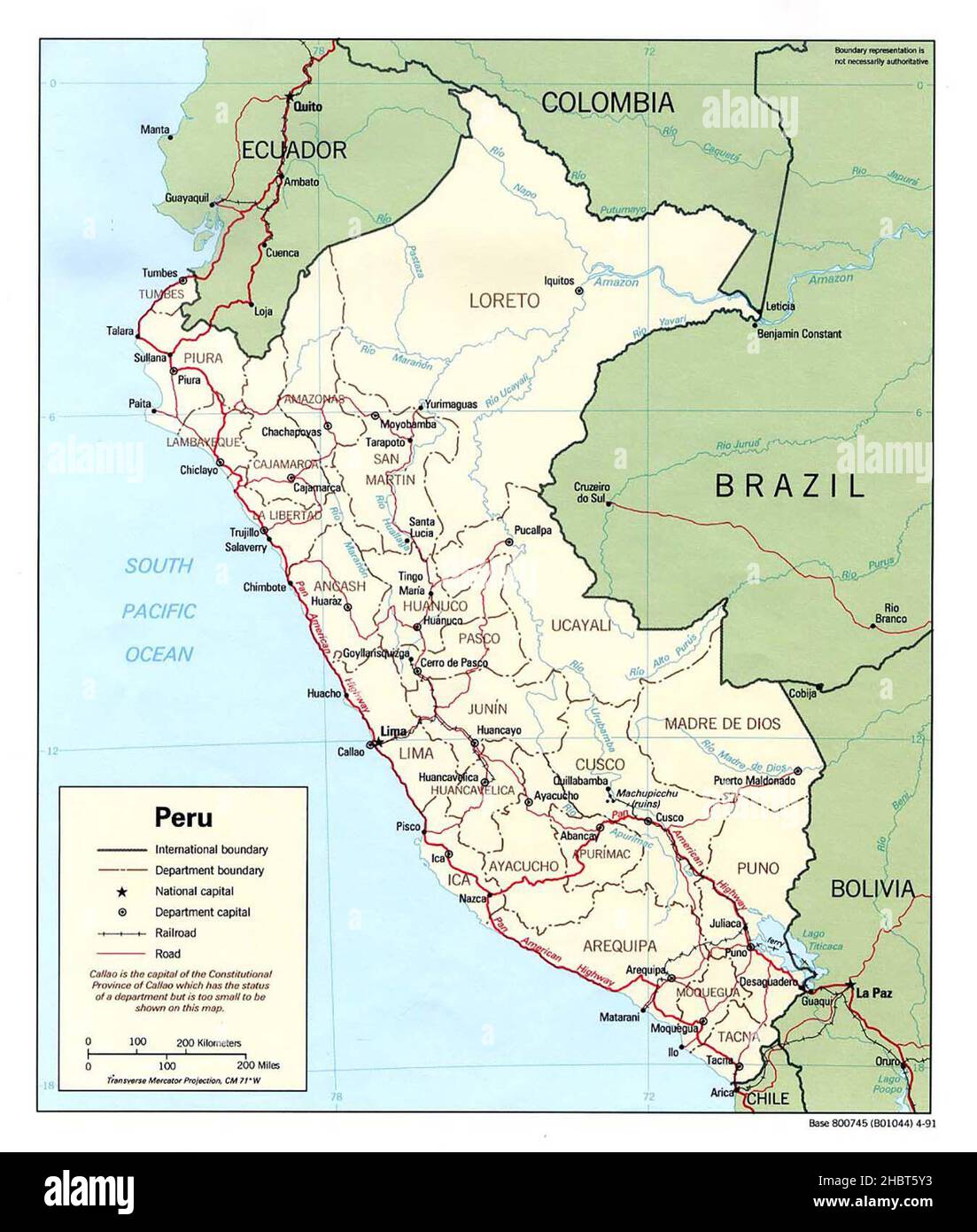 Peru map hi-res stock photography and images - Alamy