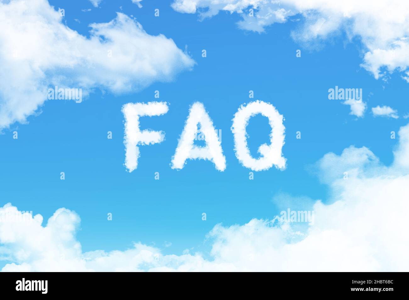 Faq concept word cloud background hi-res stock photography and images ...