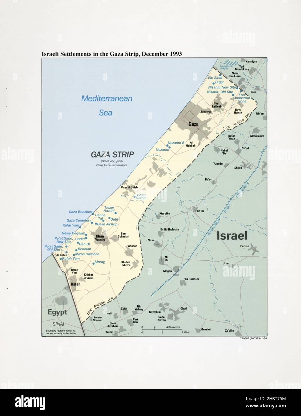 Former israeli settlements map hi-res stock photography and images - Alamy