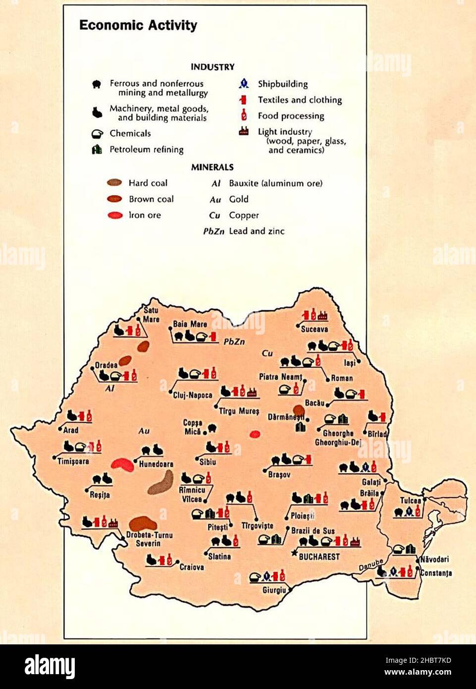 Romania - Economic Activity ca. 1990 Stock Photo - Alamy