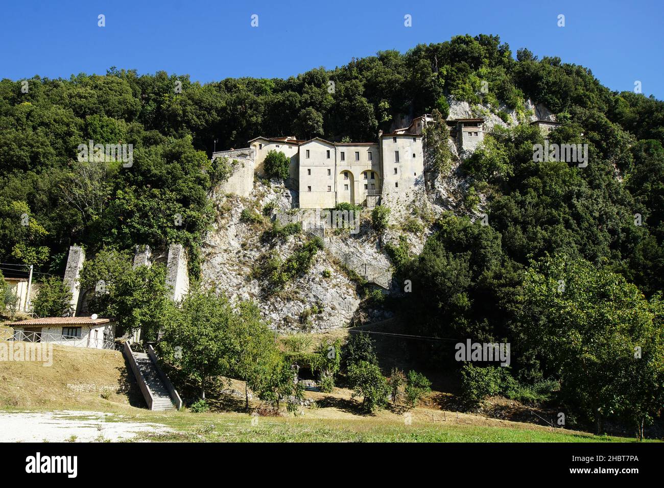 View Hermitage of Greccio, The Sanctuary of the Nativity, Lazio, Italy ...