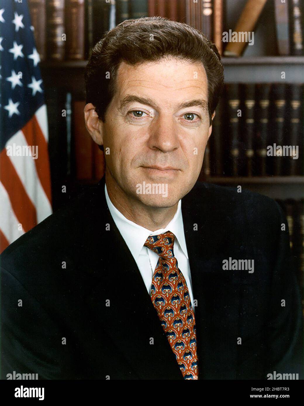Sam Brownback's Senate head shot portrait from 2001 ca. 2001 Stock ...