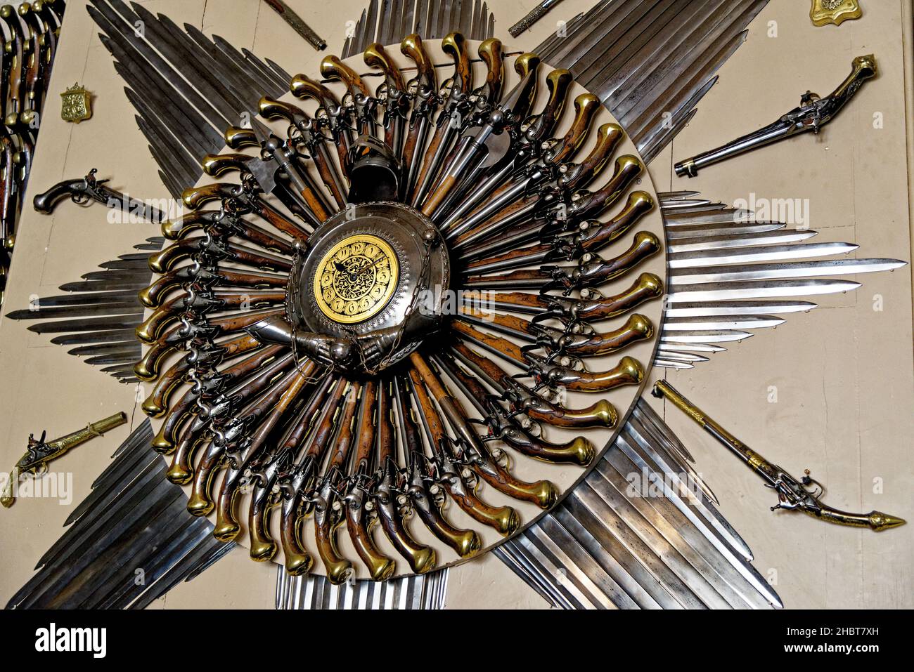 Medieval castle interior weapons hi-res stock photography and images ...